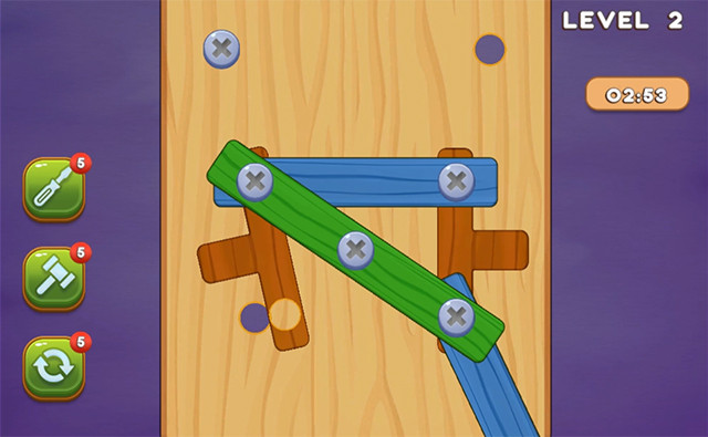 Unscrew Wood Puzzle - Denkspiele - GamingCloud