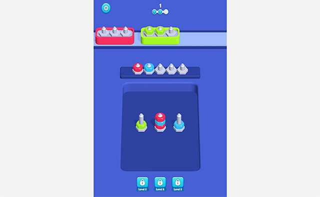 Nuts Stack Sort - Nuts & Bolts - Mind games - GamingCloud