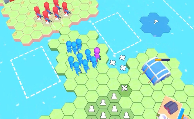 Tile Hex World - Red vs Blue - Strategy games - GamingCloud