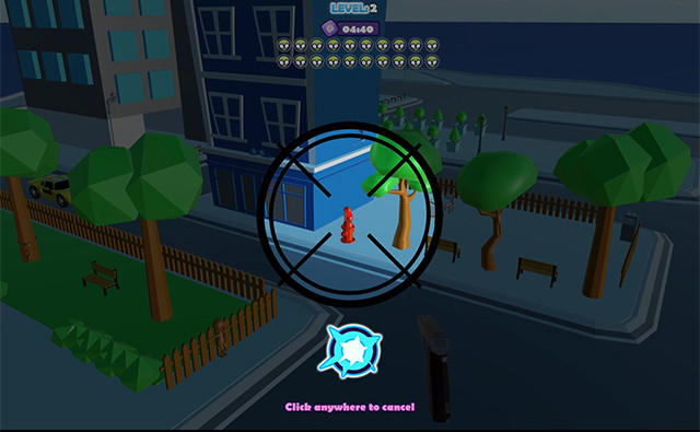 Sniping aliens - Shoot'em up games - GamingCloud