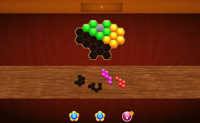 Hexa Block - Honey Cells - Mind games - GamingCloud