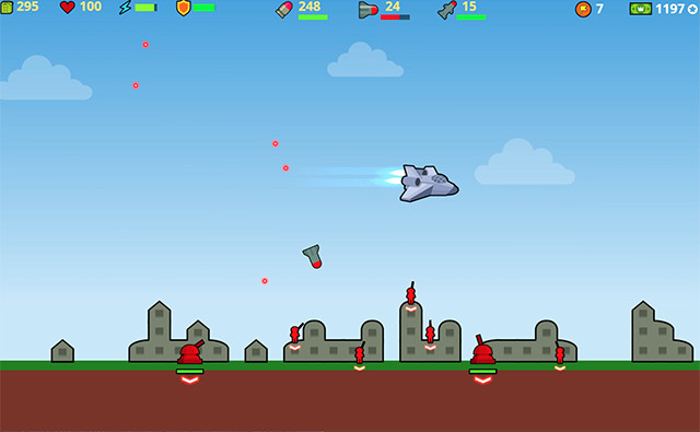 Bomber Plane - 2D Air Strike - Action games - GamingCloud