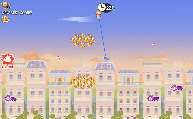 Alien Chase - Swing and Fly - Arcade games - GamingCloud