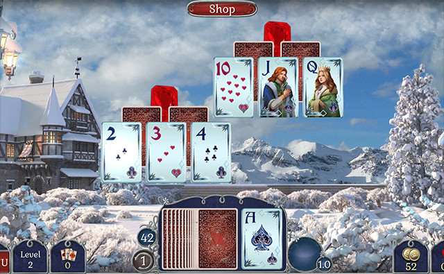Winter Solitaire TriPeaks - Kartenspiele - GamingCloud