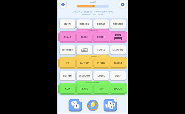 Association - Connect Word - Words games - GamingCloud