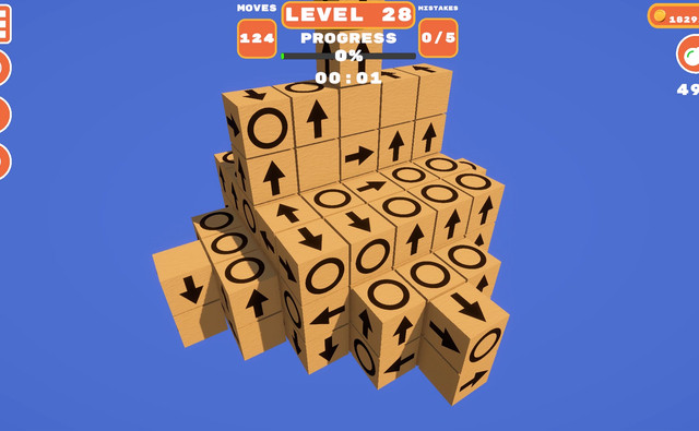 Disassemble 3D shapes out of cubes - Mind games - GamingCloud