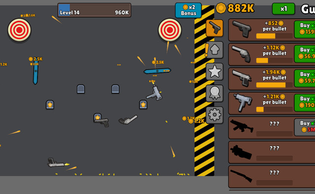 Gun Bounce Idle - Strategy games - GamingCloud